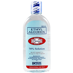 Buy Cleene ethyl alcohol 70% solution 150ml online with MedsGo. Price ...